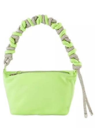 Kara Hobo Bags - Phone Cord Hobo Bag - Yellow - Leather - Gr. unisize - in Gr&uuml;n - f&uuml;r Damen