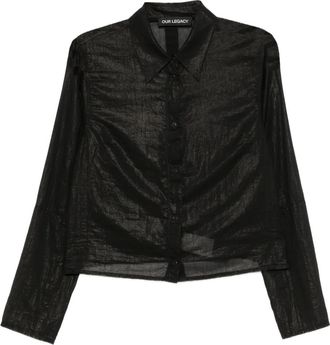 Our Legacy chemise Auto - Noir