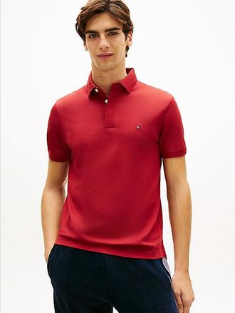 Tommy Hilfiger Polo coupe standard &agrave; col en jacquard