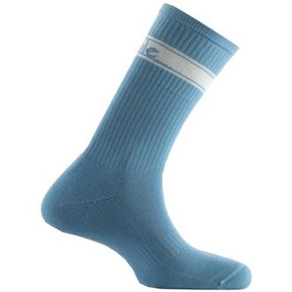 Achile Mi-chaussettes de sport color&eacute;es Made in France - couleur - Bleu - Pointure - 39-46