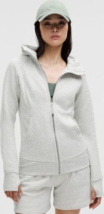 lululemon Sweat &agrave; capuche Scuba zipp&eacute; pour Femmes - Light Gris - Taille 12