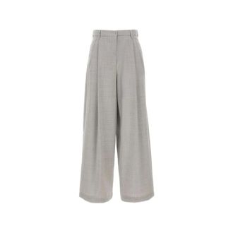 Max Mara Pantalon large - Femme - Pantalons - Gris - Taille: 40 FR