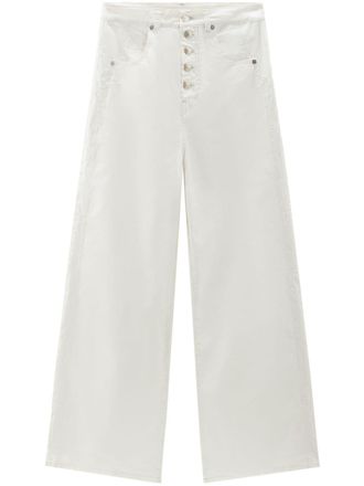 Woolrich pantalon &agrave; coupe ample - Blanc