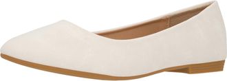 Elara Damen Ballerina Bequeme Slip Ons Flach Chunkyrayan P B3039 Weiss 41