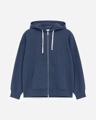 Arket Kapuzenpullover Mit Rei&szlig;verschluss -Blau