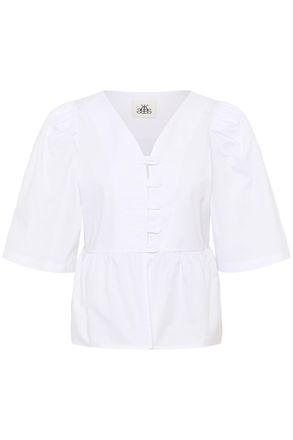 Karen by Simonsen Kurzarm-Bluse KBBrianna Feminine white