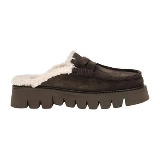 Pedro Garcia Savy Shearling Mules - - Shoes - Damen - Braun - 39 EU