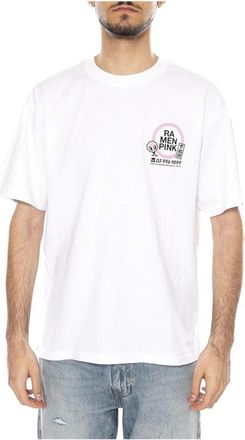 Edwin Homme, Tops, Blanc, Taille: L T-Chemises