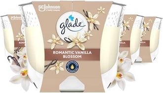 Glade Bougie parfum&eacute;e longue dur&eacute;e Romantic Vanilla Blossom