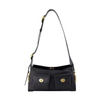 Coach Turnlock Haversack Tasche - - Bags - Damen - Schwarzk - ONE SIZE
