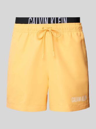Calvin Klein Underwear Badehose mit elastischem Label-Bund