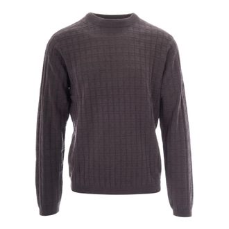 Emporio Armani Maille &agrave; col rond - Homme - Pulls - Gris - Taille: S