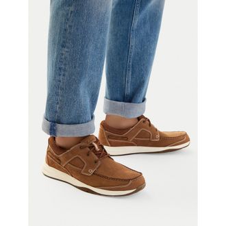 Clarks Halbschuhe Clarks Sailview Lace 26176971 Braun