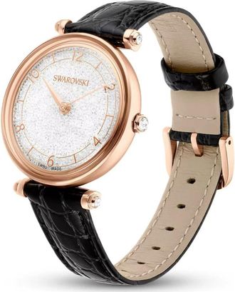 Swarovski Crystalline Wonder Watch - - Accessories - Damen - Schwarzk - ONE SIZE