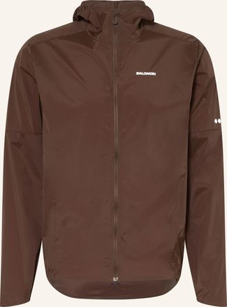 Salomon Laufjacke Sense Aero Wind braun