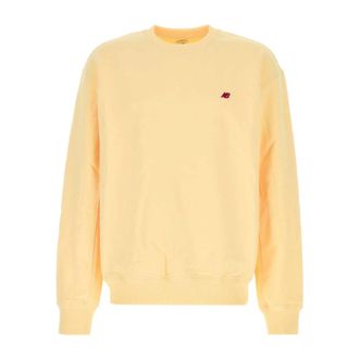 New Balance Homme, Sweatshirts et sweats &agrave; capuche, Jaune, Taille: XL Made in USA Core Crewneck SweaT-shirt