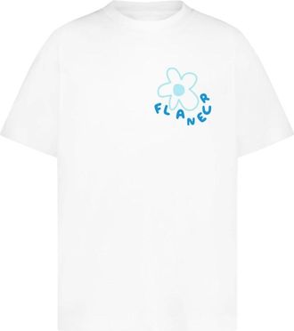 Flaneur Flâneur, Homme, Tops, Blanc, Taille: S T-shirt Blossom Blanc
