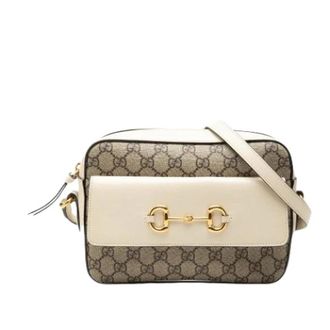 Gucci Sac bandouli&egrave;re Pre-owned en toile - Femme - Pre-owned - Beige - Taille: ONE Size