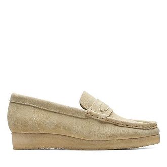 Clarks Mocassins Wallabee Oxford pour femme, Daim d&eacute;rable, 40 EU