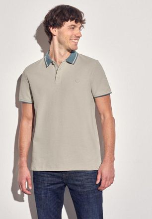 Street One Men Poloshirt mit Kontrastdetails
