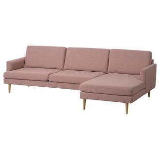 IKEA GRILLSTORP / SMEDSTORP 4er-Sofa mit R&eacute;camiere rechts