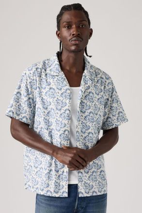 Levi's Sunset Camp Standard Fit Lightweight Shirt - Homme - Bleu / Micah Abstract Floral Moonlight Blue - XL