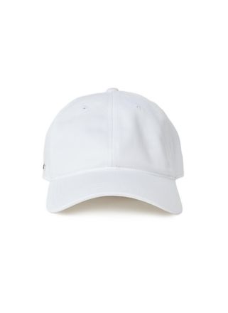 Lacoste Baumwollkappe in Weiß