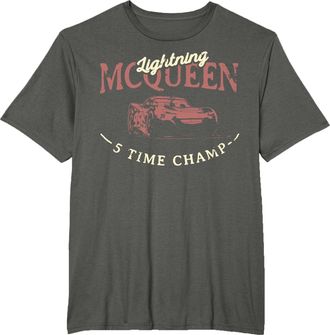Disney Pixar Cars 2 Lightning McQueen 5 Time Champ T-Shirt