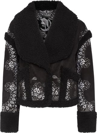 Philipp Plein Femme, Vestes, Noir, Taille: 38 FR Manteaux