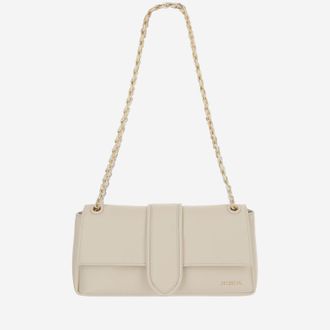 Jacquemus Womens Childs Bag Ivory Nappa Leather Shoulder