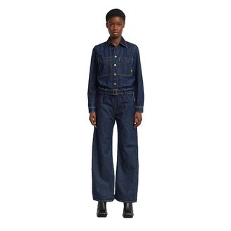 G-Star Damen Whistler Long Puffer Wmn Jacket, black L