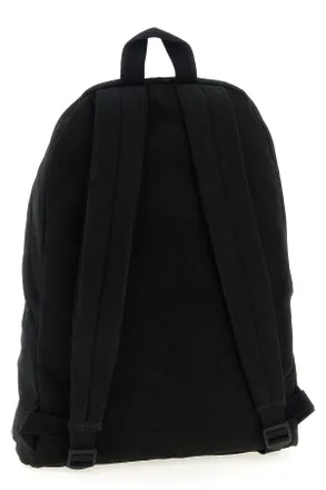 Balenciaga Mens Black Cotton Backpack