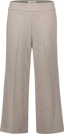 Cartoon Damen Culotte mit Bügelfalte 42, Black/Camel