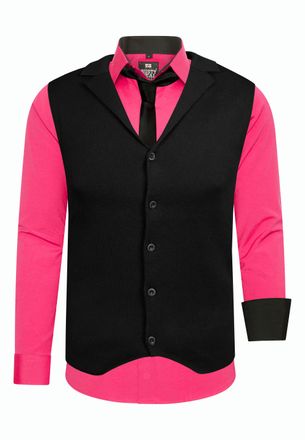 Rusty Neal Hemd mit Weste und Krawatte 3-teilig