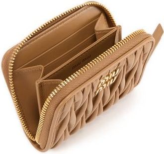 Miu Miu Porte-monnaie en cuir