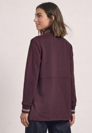 Street One Sweatjacke mit Strick-Detail