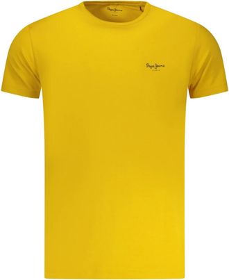 Pepe Jeans London Homme, Tops, Jaune, Taille: 2XL T-shirt &agrave; manches courtes