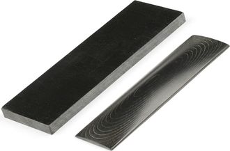 Generic 2 St&uuml;ck G10 Waage Messergriff Material, Messermacher DIY Platten G10 Griffe Micarta Rohlinge Platten Material (Schwarz & Schwarz)