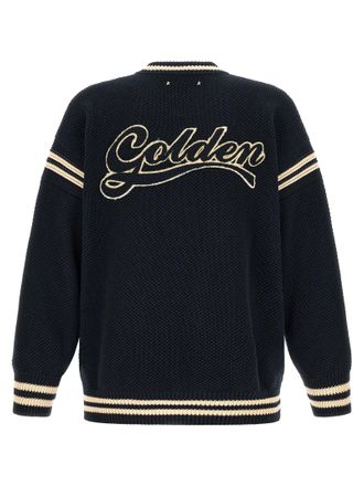 Golden Goose Mens Blue Cotton Cardigan Clothing