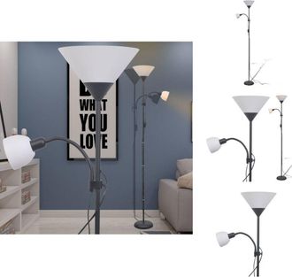 vidaXL Lampen - Living Stehlampe Schwarz - Schwarz