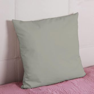 Pizuna Luxuriöser Soft-Satin 2er Pack Kissenbezug 80x80 cm Silber, 800 Fadenzahl Baumwolle Quadratisch Kissenbezüge, 100% Langstapel Baumwolle Kissenbezug (S