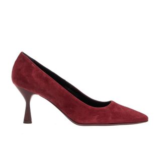 AGL Bordeaux Wildleder Pumps Schuhe - - Shoes - Damen - Rot - 35 EU