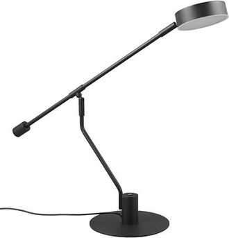 Trio Leuchten LED Schreibtischleuchte Manduro 549010132, Metall Schwarz matt, inkl. 6 Watt LED, Dimmer, Lichtfarbe einstellbar