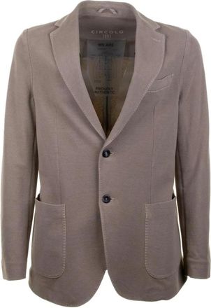 Circolo 1901 Homme, Vestes, Brun, Taille: XL Veste Chemise Boutonn&eacute;e Tailleur