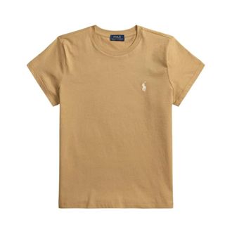Polo Ralph Lauren T-Shirt mit Pony-Stickerei - - Tops - Damen - Braun - XS