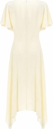 Stella McCartney V-Neck Midi Dress - White