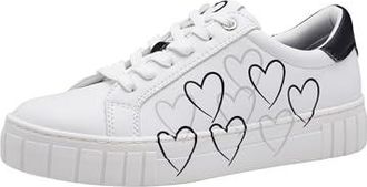 Marco Tozzi Marco Tozzi Baskets pour Femme 2-23711-44 - Blanc/Noir - Taille 38 EU, White Black, 38 EU