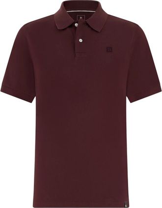 Boggi Milano Homme, Tops, Rouge, Taille: XL Polo en Piqu&eacute; de Coton Coupe Standard