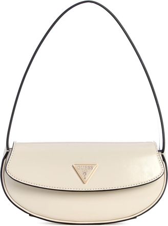 Guess Damen Arnela Flap Umh&auml;ngetasche, Knochenfarben