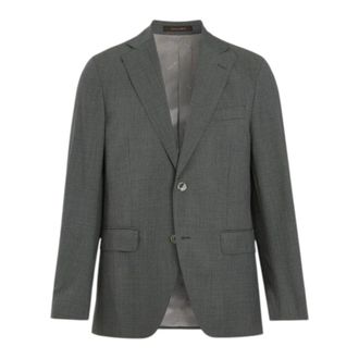 Oscar Jacobson Fogerty Blazer - - Jackets - Herren - Gr&uuml;n - M